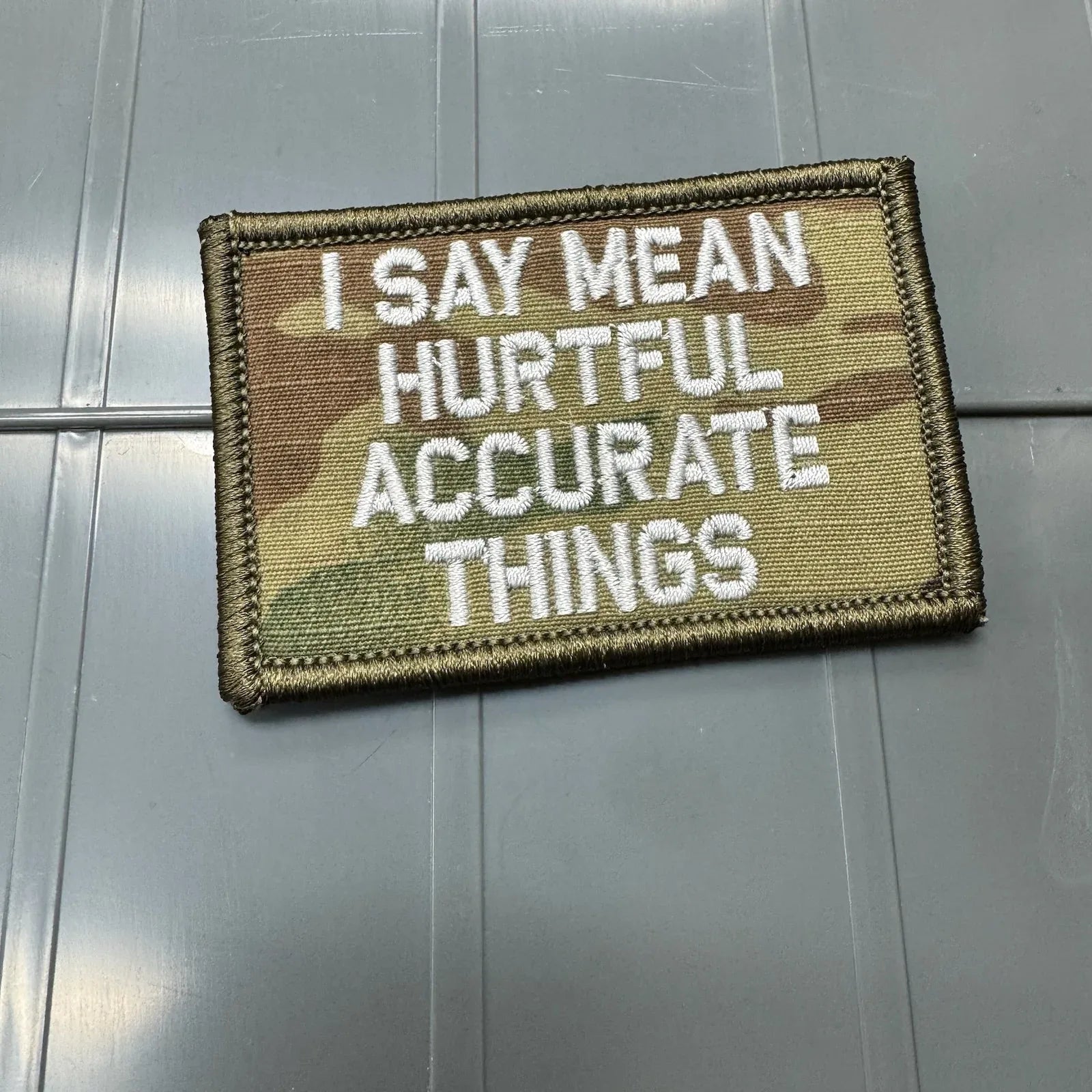 As Seen on Socials - I Say Mean Hurtful Accurate Things - 2x3 Patch